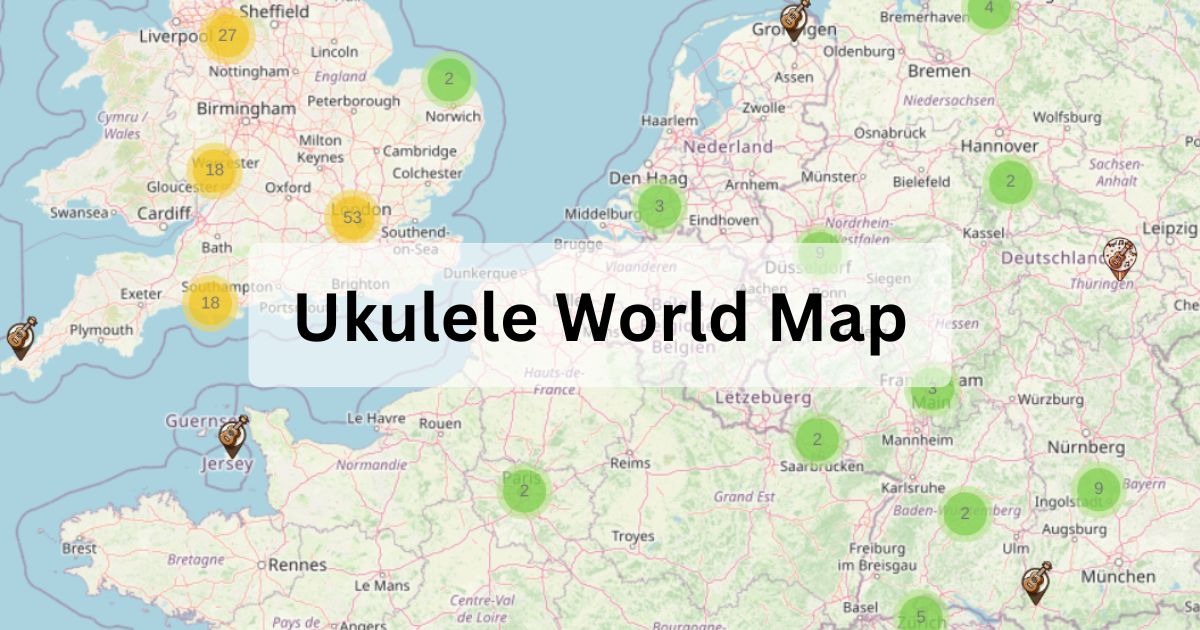 Ukulele World Map